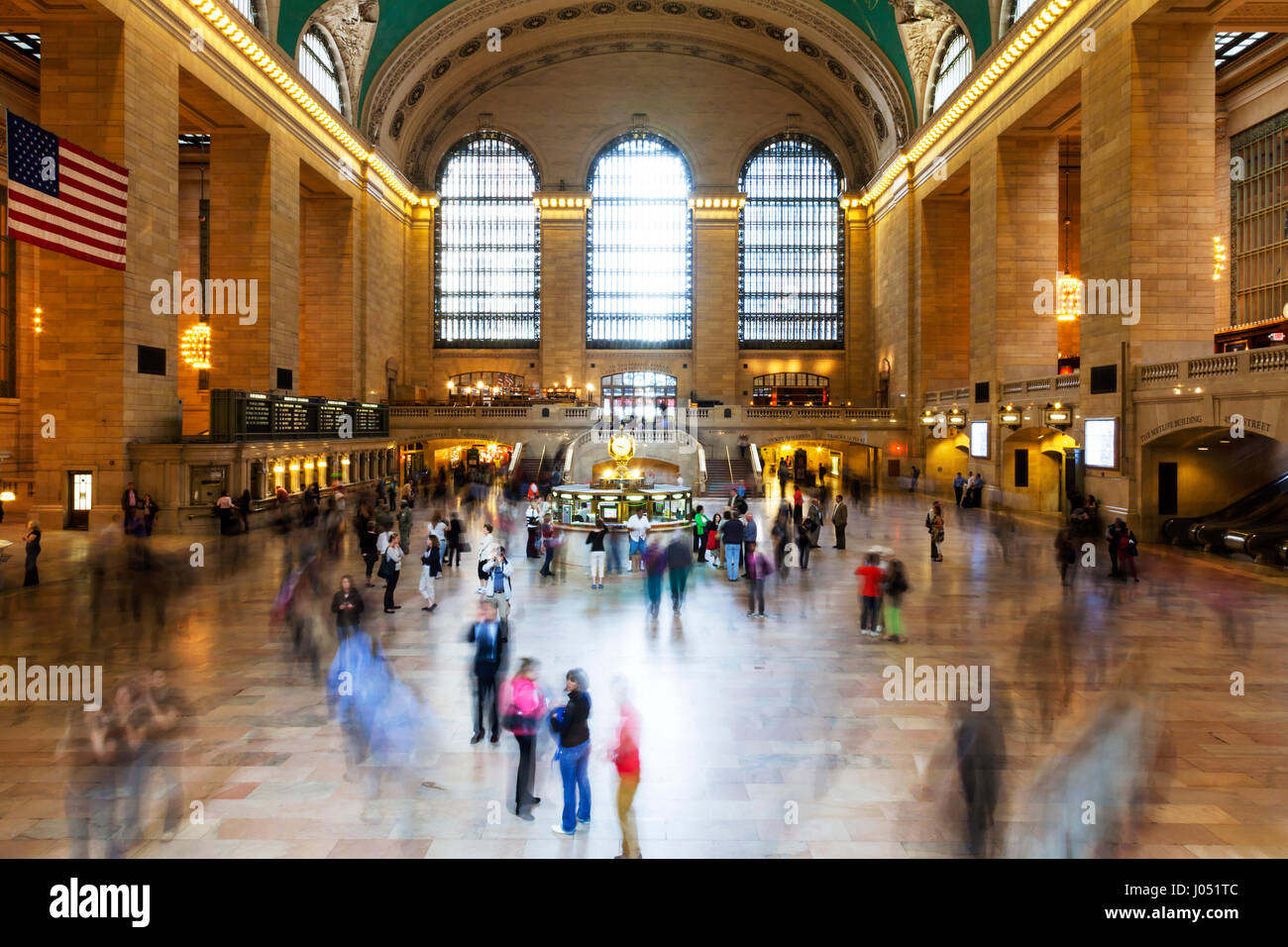Haupt-Bahnhofshalle im Grand Central Terminal Manhattan New York City ...