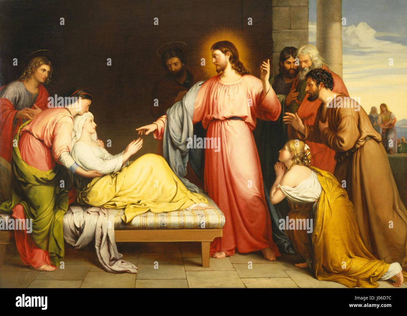 Christus, die Heilung der Mutter von Simon PeterE28099s-Frau von John ...