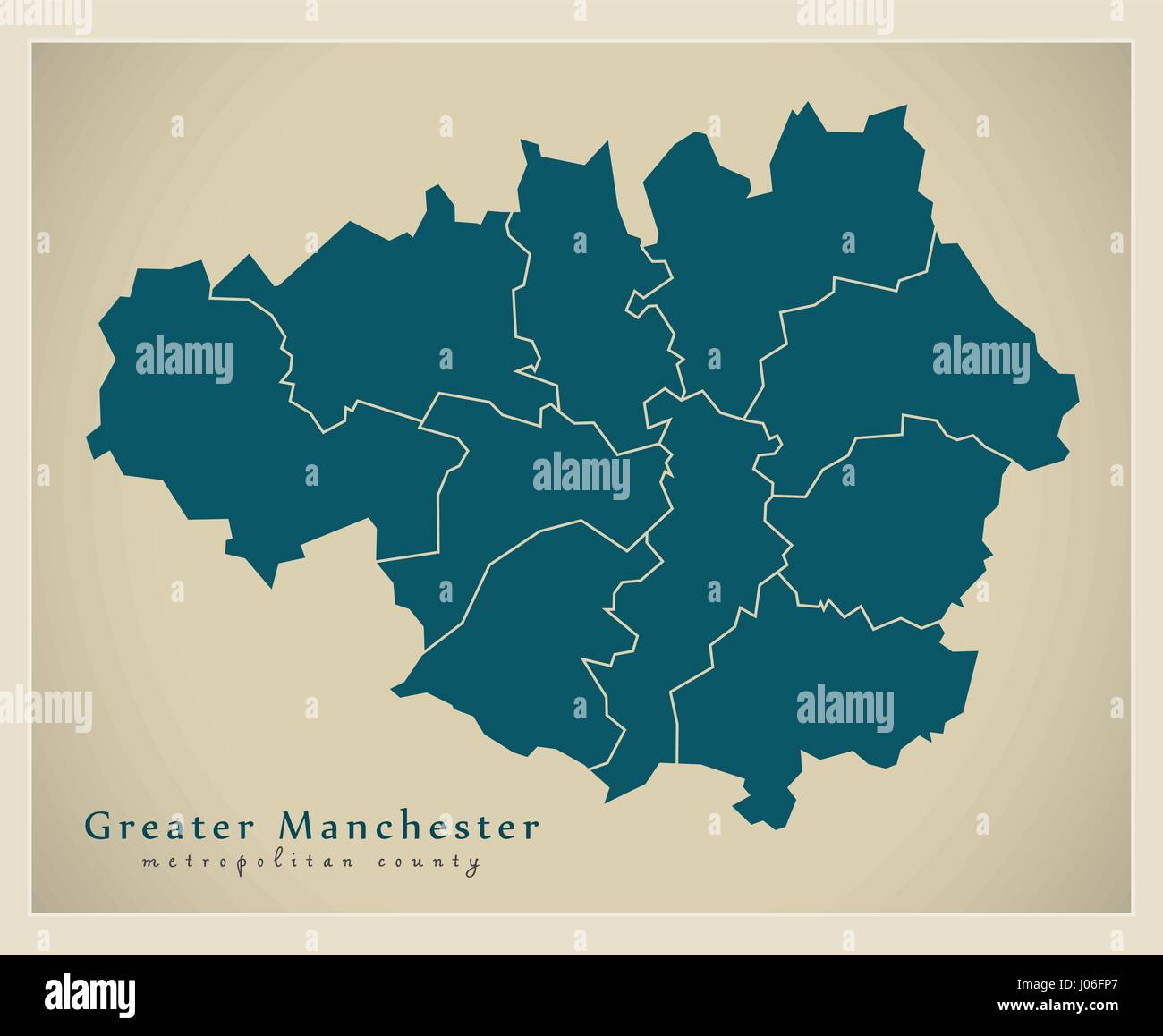 Manchester karte Stock-Vektorgrafiken kaufen - Alamy