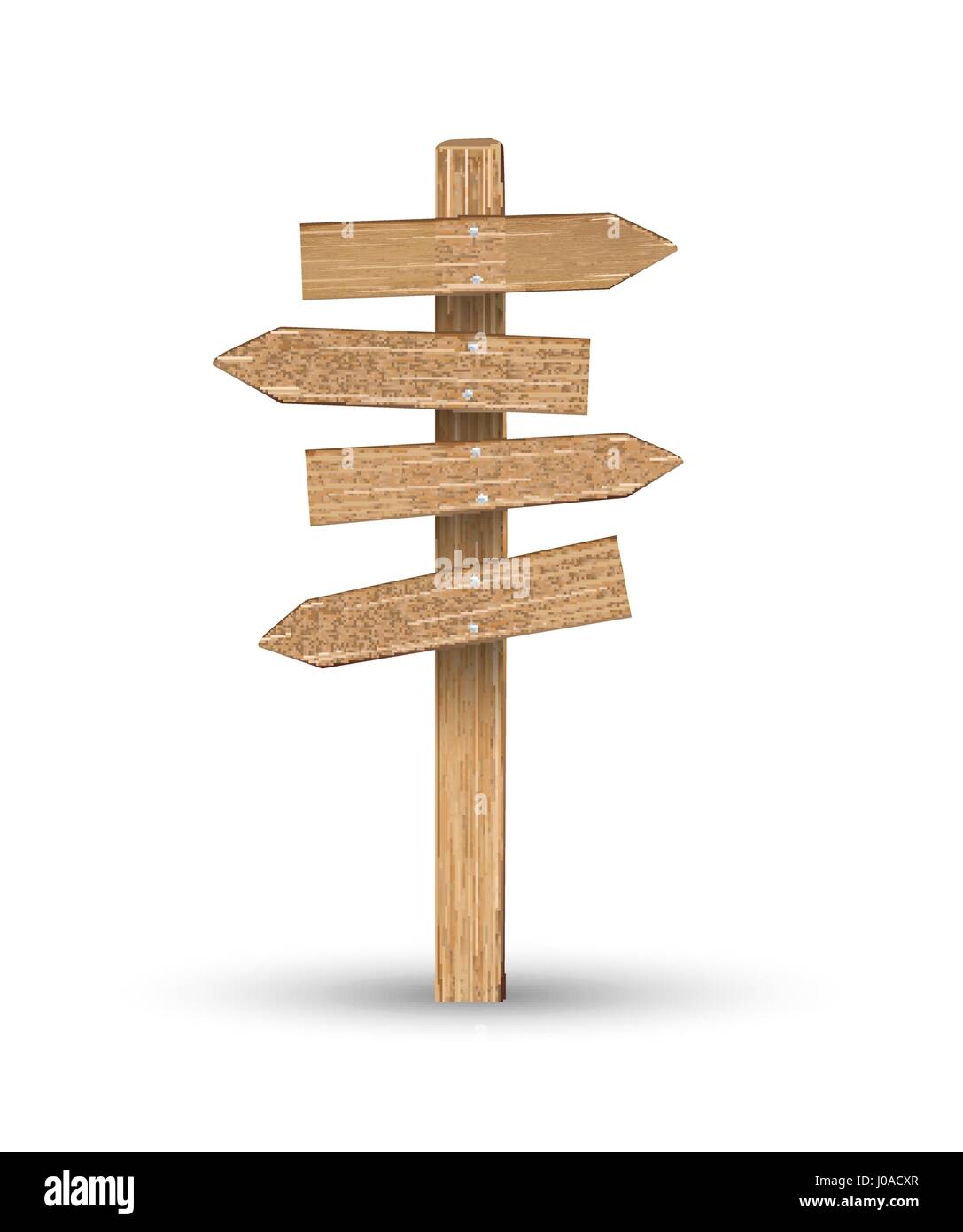 Wegweiser am strand Stock-Vektorgrafiken kaufen - Alamy