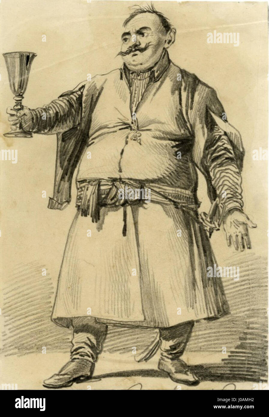 Orłowski - Szlachcic Z Kielichem w Ręku Stockfotografie - Alamy