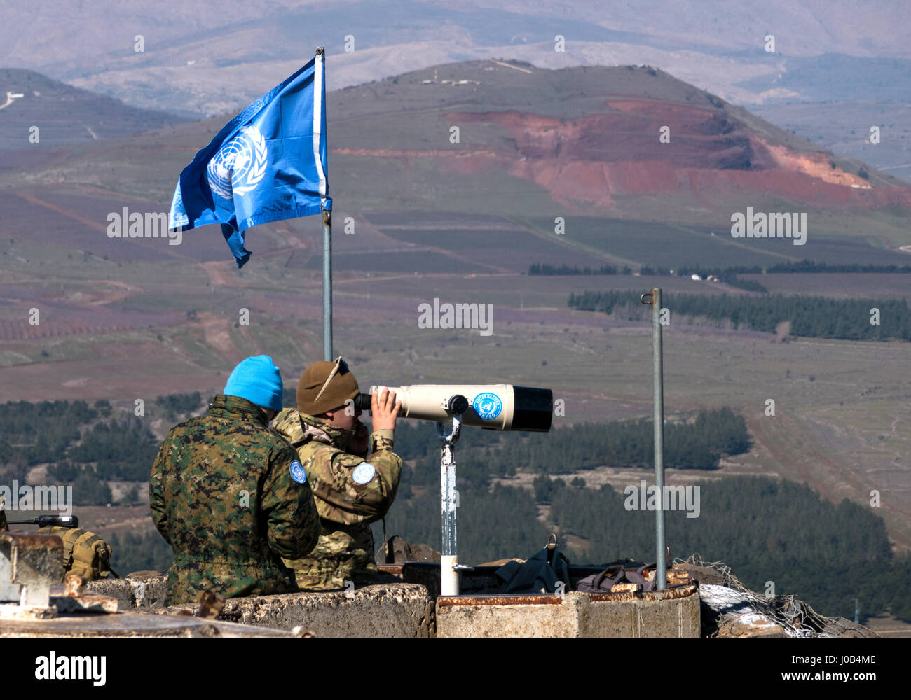 Israel Syria Border Stockfotos und -bilder Kaufen - Alamy