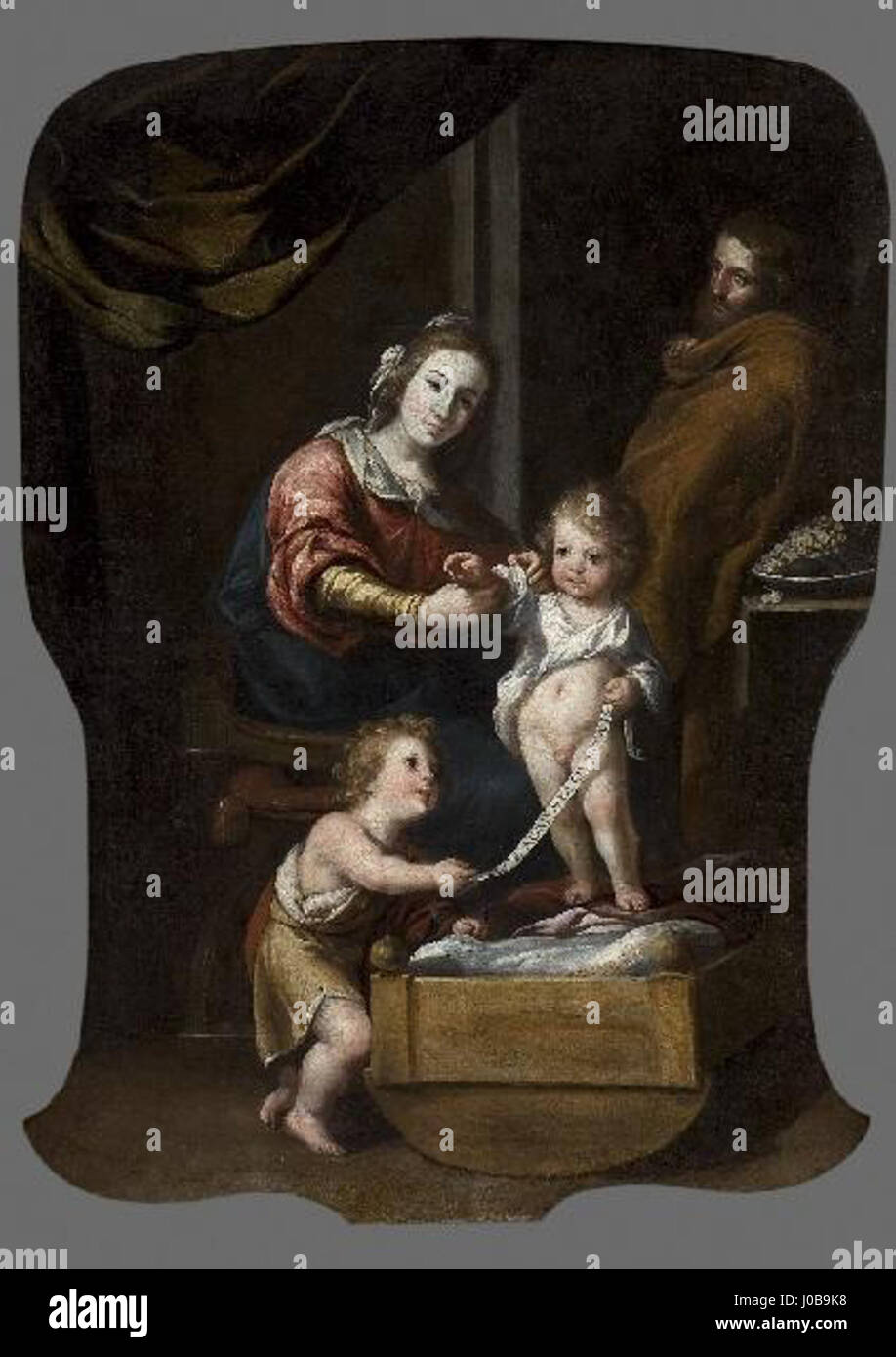 Sagrada Familia con San Juan Niño. OBRA Anonima del Siglo XVIII. (Museo ...