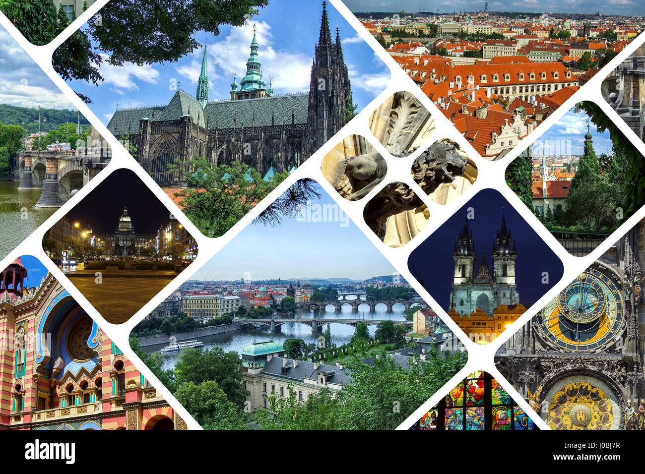 Collage of prague -Fotos und -Bildmaterial in hoher Auflösung – Alamy