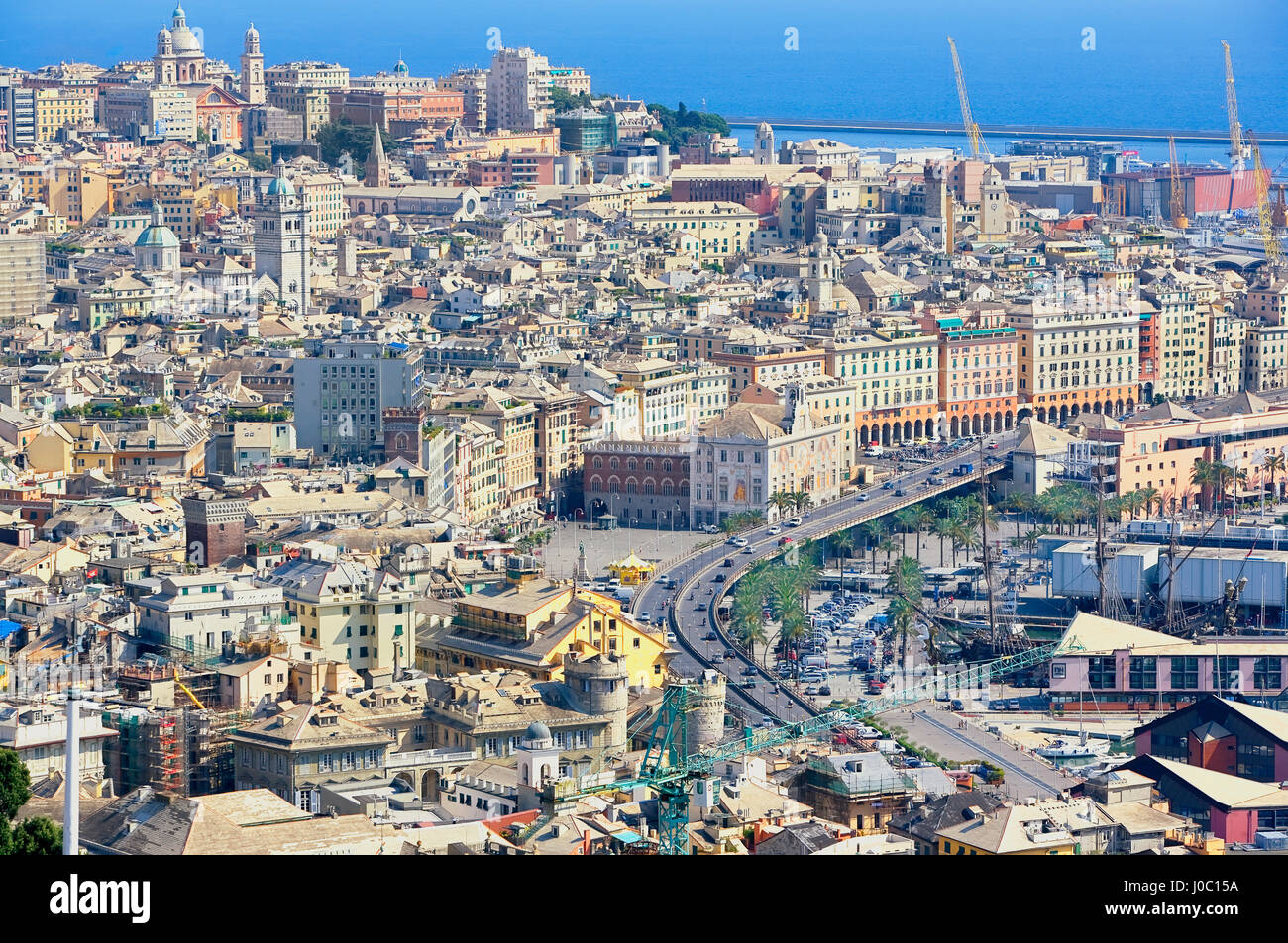 Stadtbild, Genua, Ligurien, Italien Stockfotografie - Alamy