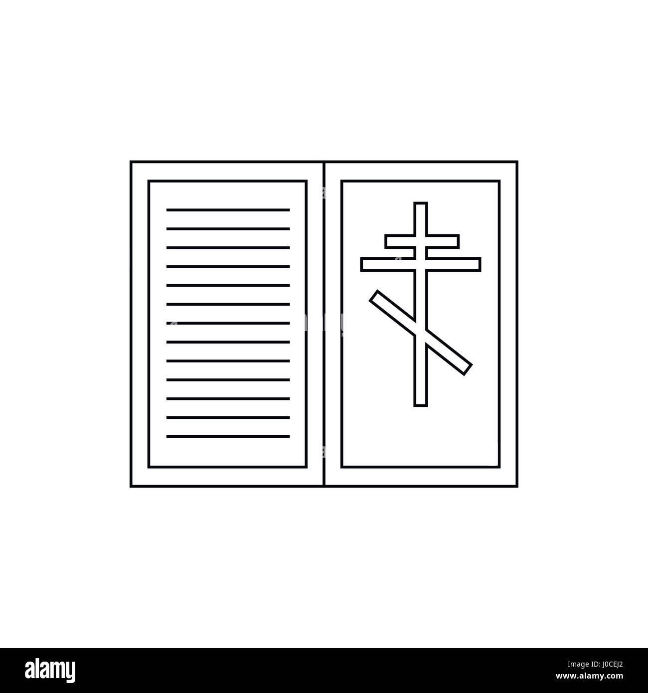 Laudatio, Tod Symbol Symbol, Umriss-Stil Stock-Vektorgrafik - Alamy