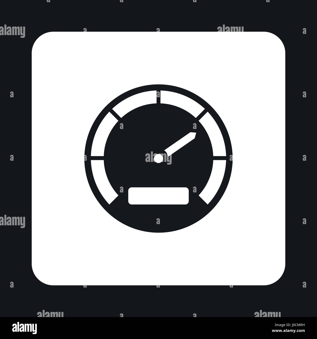 Tacho-Symbol im einfachen Stil Stock-Vektorgrafik - Alamy