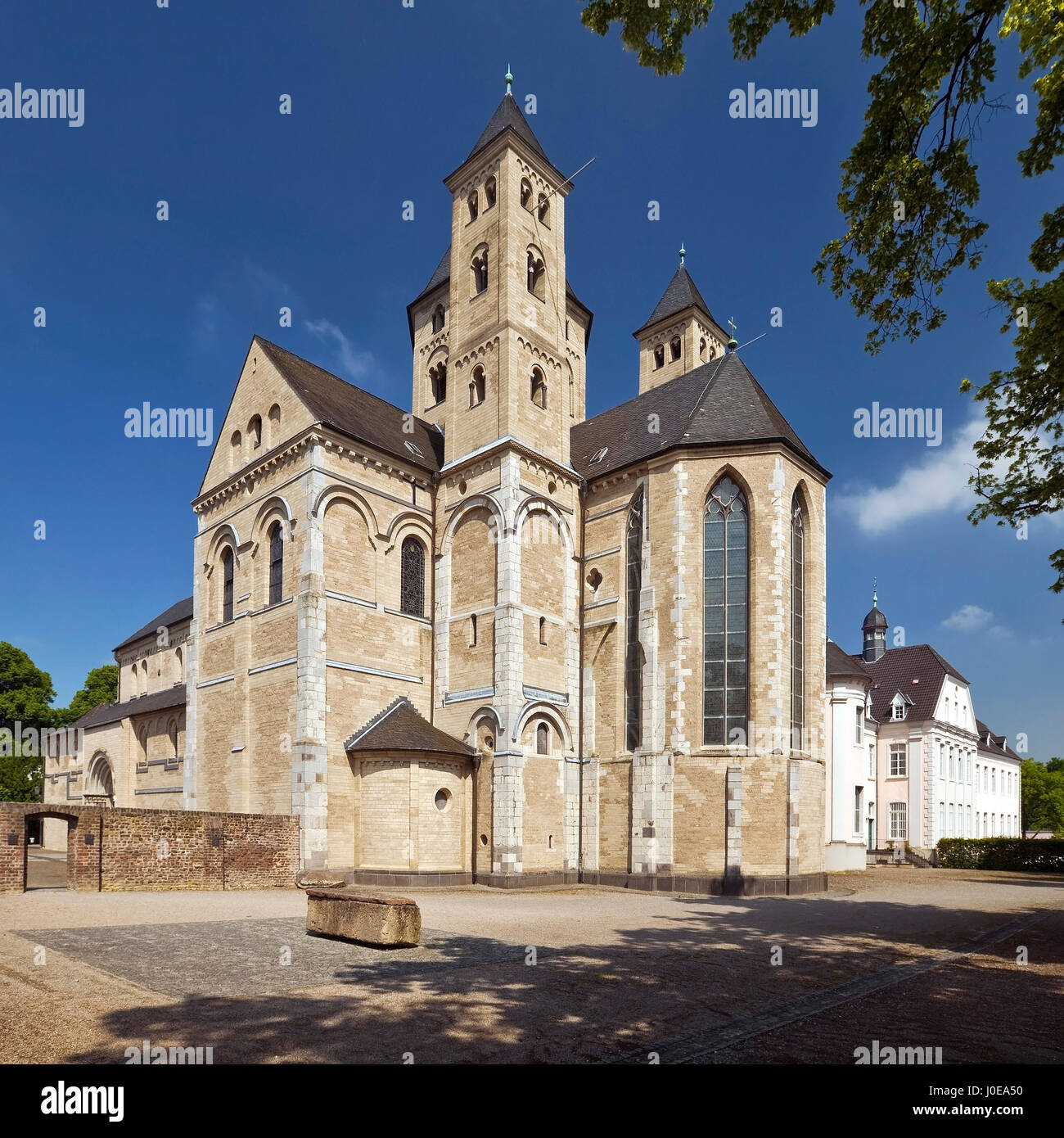 Stiftsbasilika St. Andrew, Kloster Knechtsteden, Dormagen, niedrigere ...