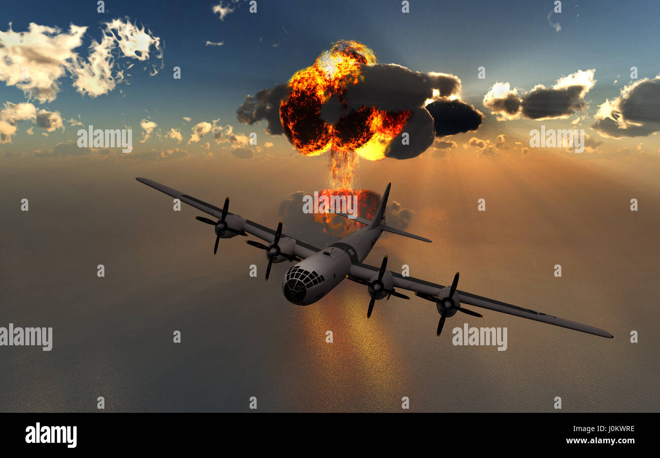 Atomic Explosion In 1945 Hiroshima Stockfotos und -bilder Kaufen - Alamy