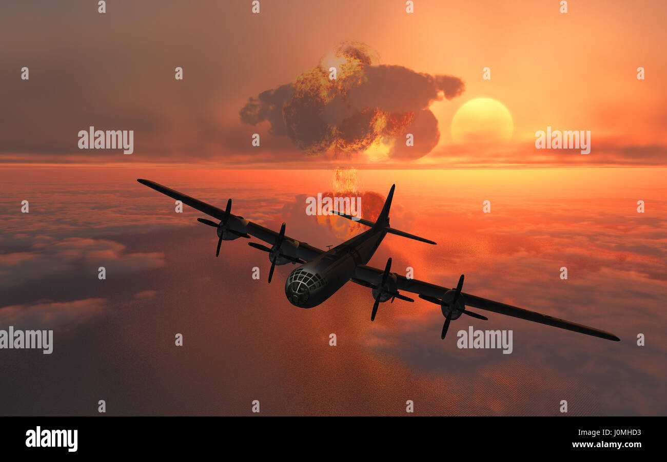 Atomic Explosion In 1945 Hiroshima Stockfotos und -bilder Kaufen - Alamy