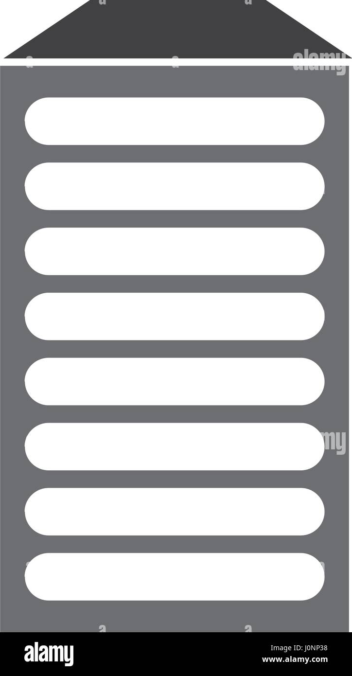 Tower Server isoliert-Symbol Stock-Vektorgrafik - Alamy