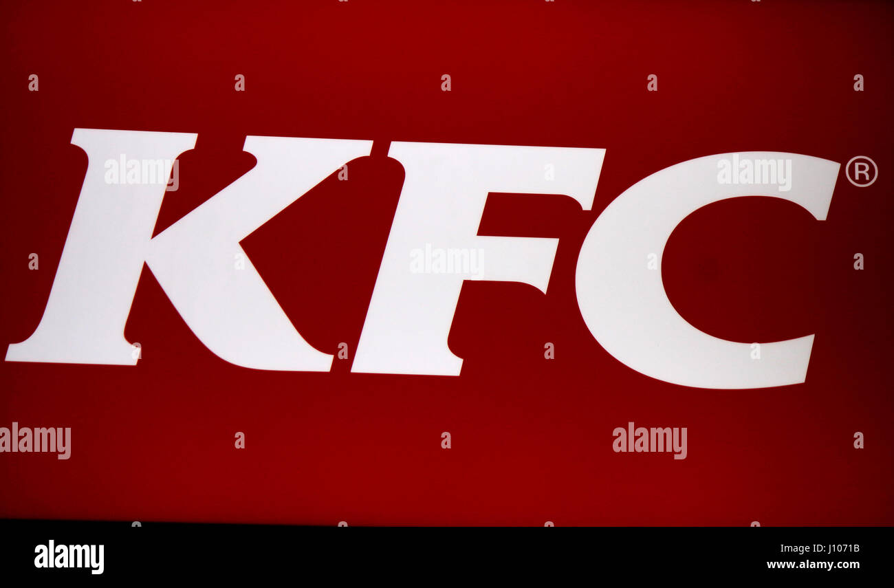Das Logo der Marke / das Logo der Marke "KFC Kentucky Fried Chicken ...