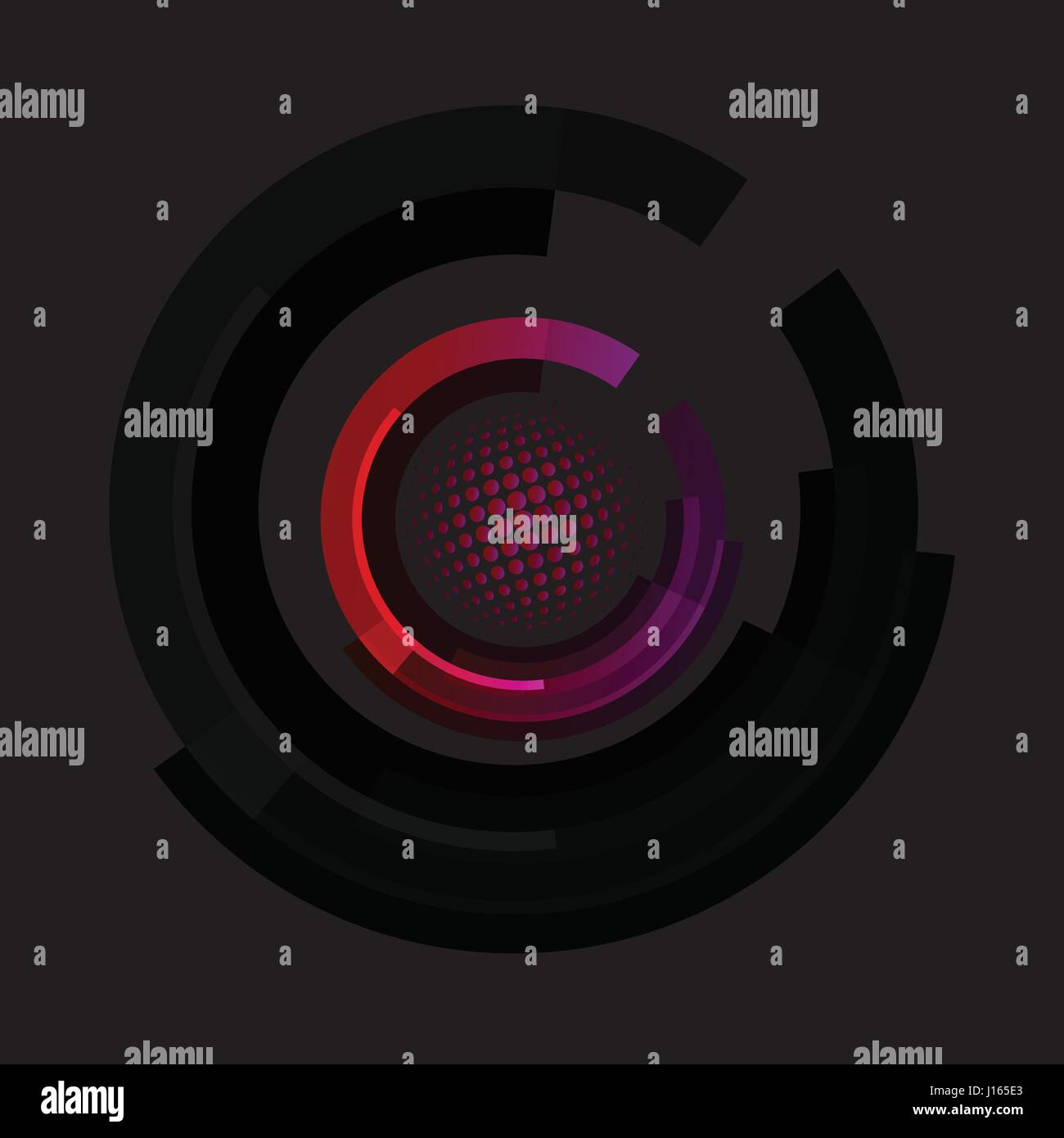 Isolierte abstrakt bunt Runde Form Logo, kreisförmigen Rahmen Logos ...