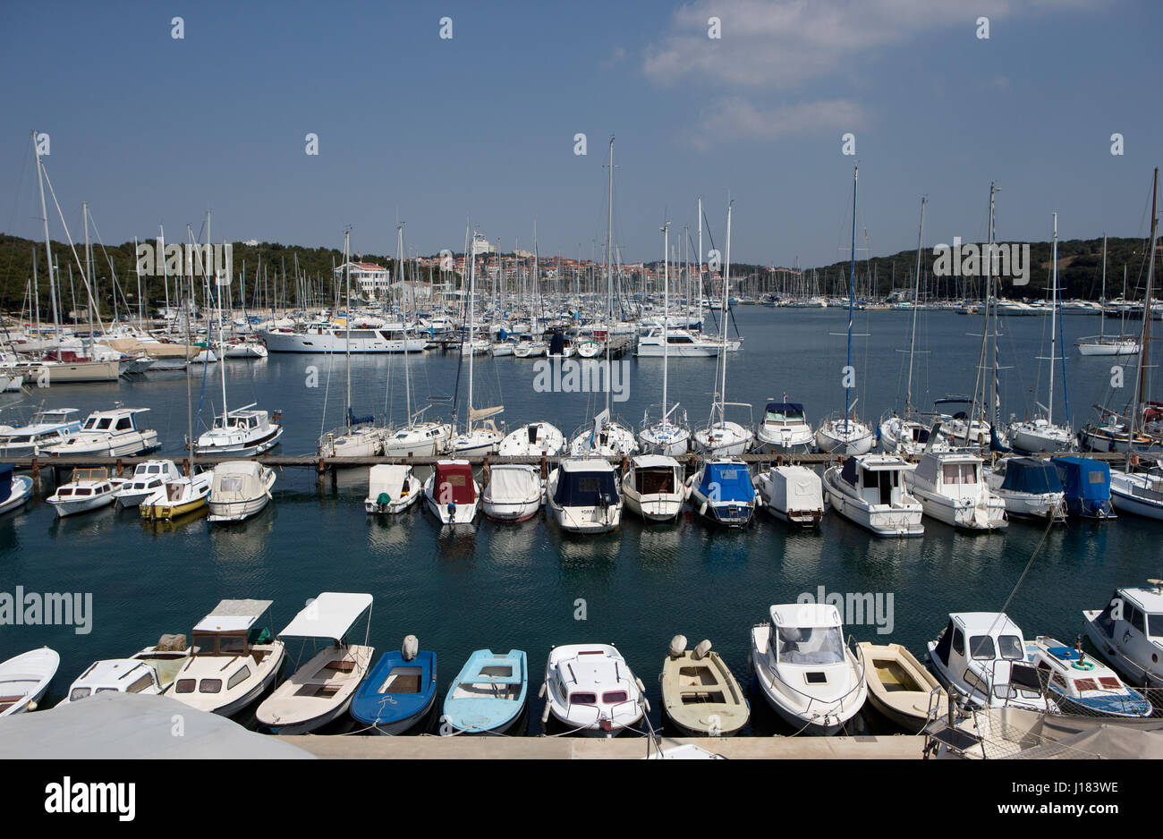 Marina Pula, Istrien, Kroatien Stockfotografie - Alamy