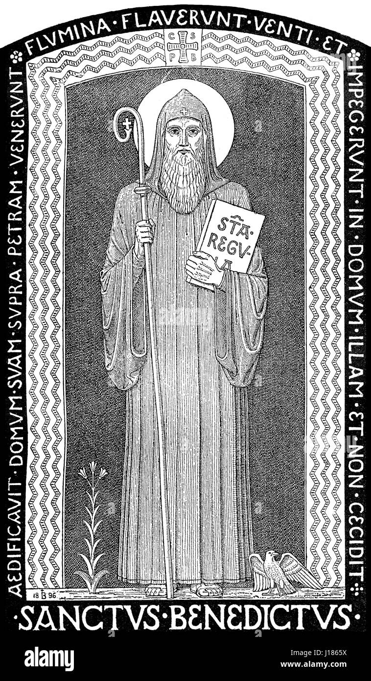 Heiliger benedikt von nursia -Fotos und -Bildmaterial in hoher ...