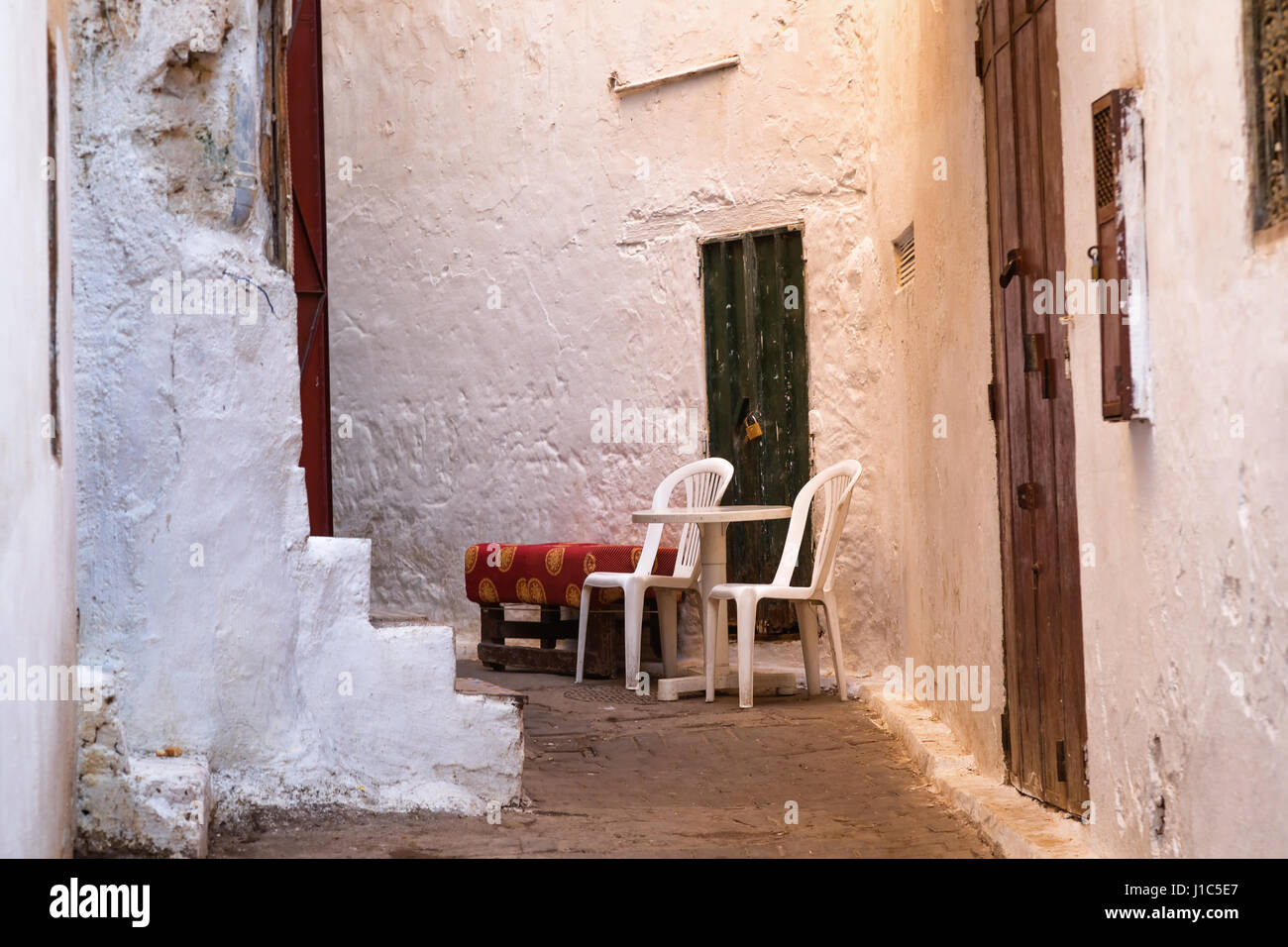 Die alten Gassen der Medina von Fes, Marokko Stockfotografie - Alamy