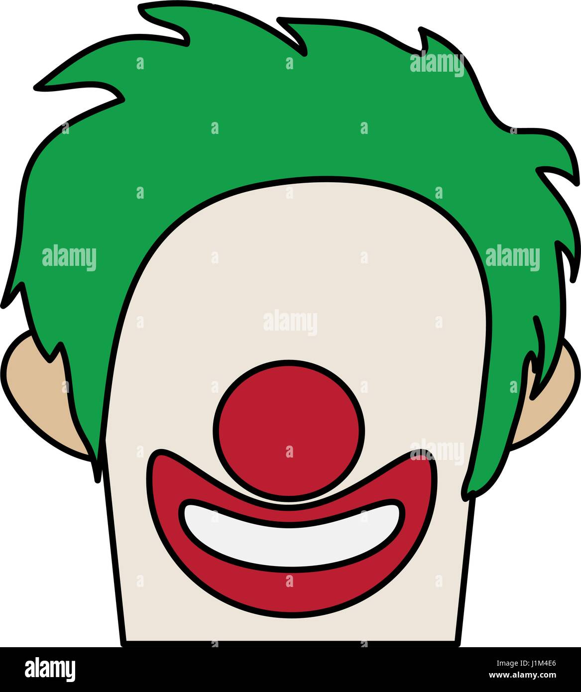 Clown Illustration Cartoon Stockfotos & Clown Illustration Cartoon ...