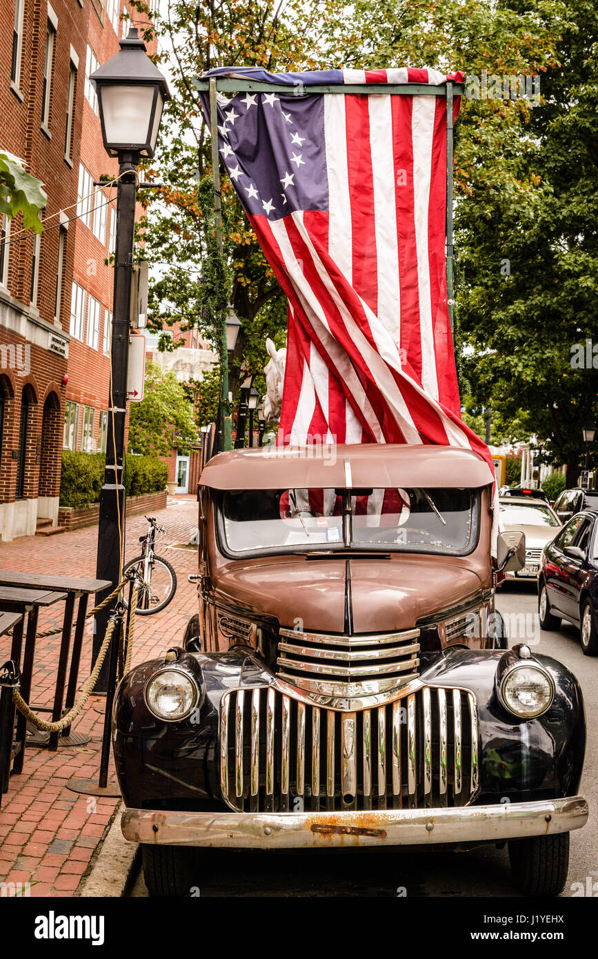 1941 Chevy Pickup-Truck, harte Zeiten Cafe, 1404 King Street, Old Town ...