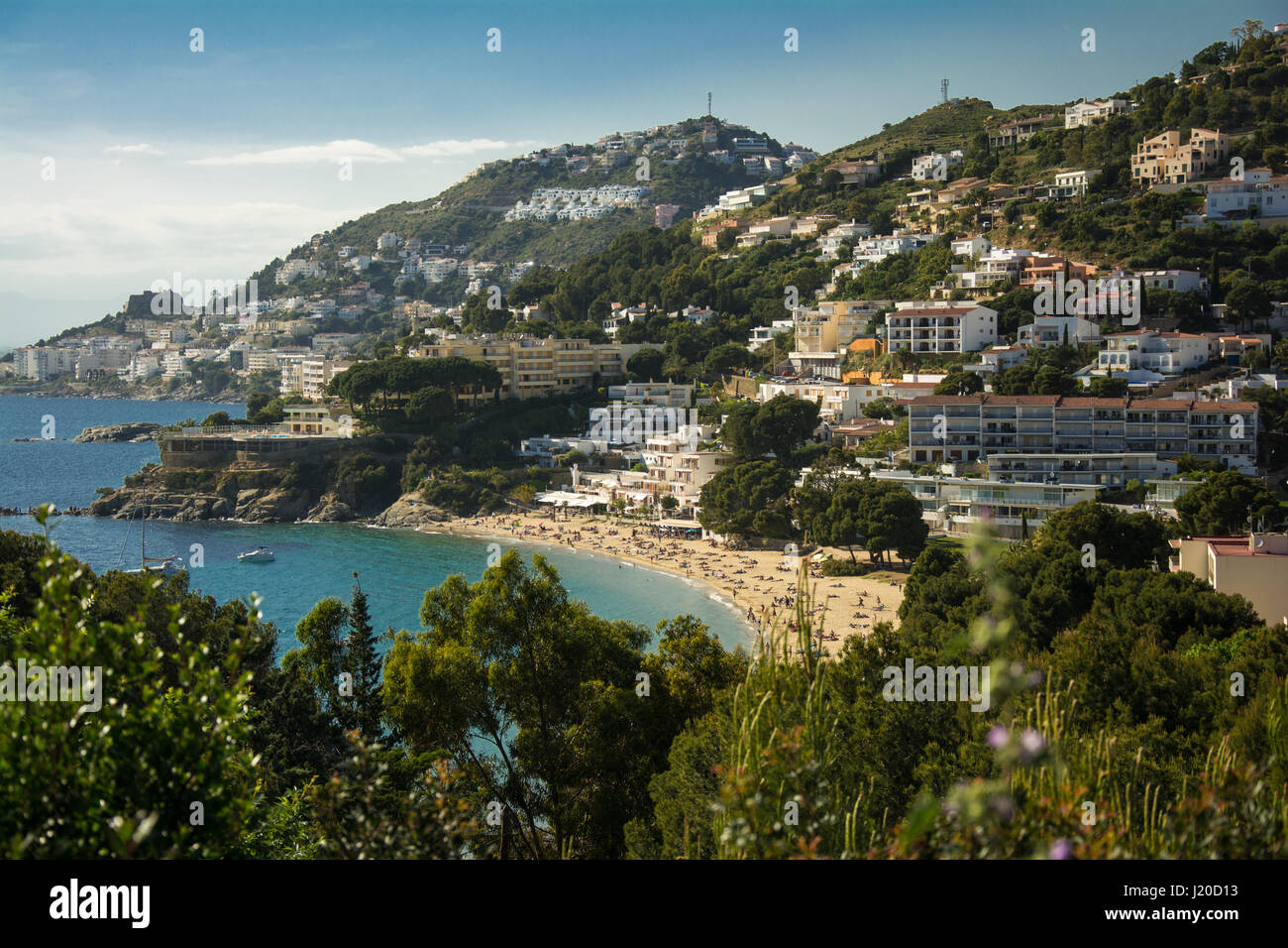 Petites Canyelles Strand in Roses, Costa Brava, Katalonien, Spanien ...