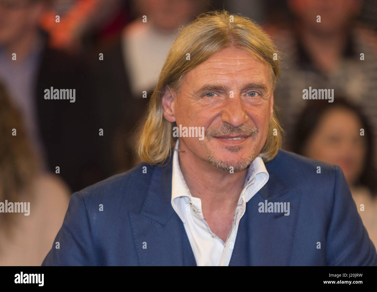 Deutschen ZDF TV Talkshow Markus Lanz bei Fernsehmacher-Studio mit ...