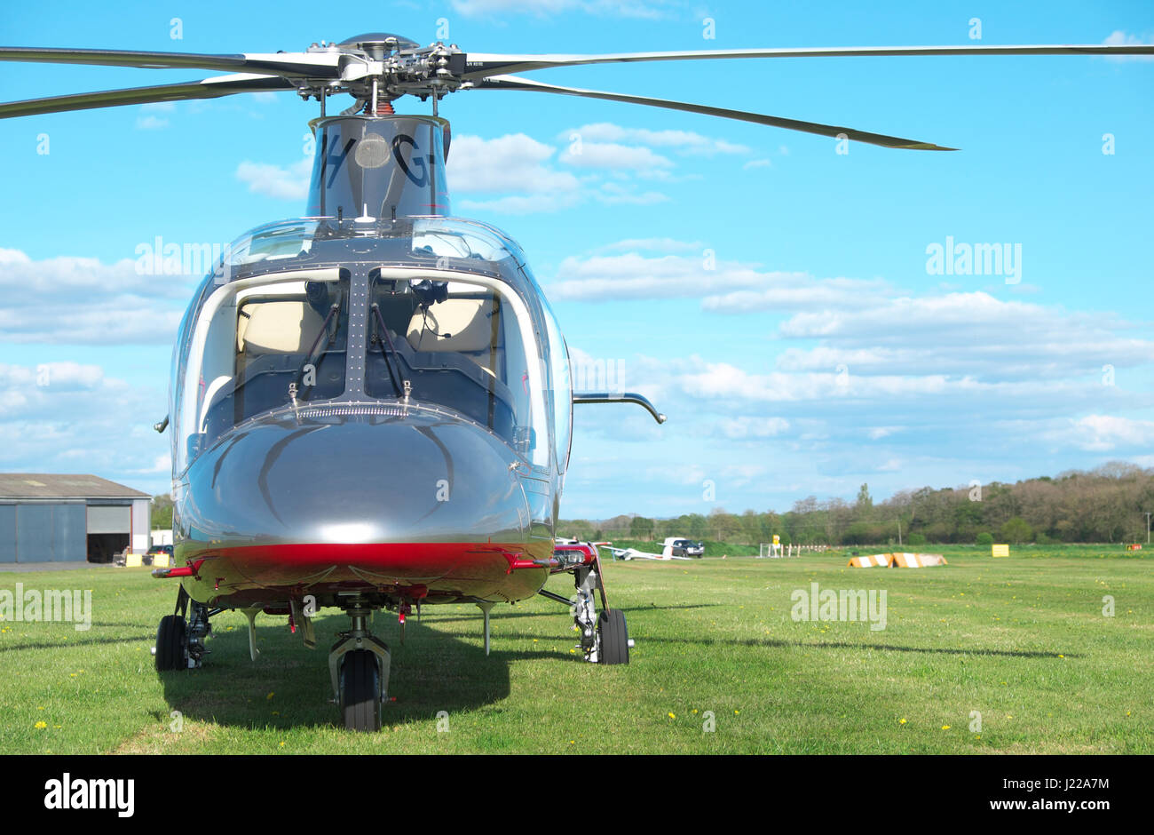 AgustaWestland AW 109 SP Grand neue Luxus-Helikopter Stockfotografie ...