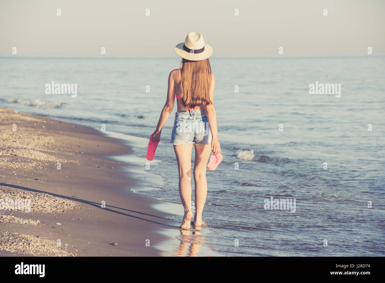 Frauen Am Strand Bilder