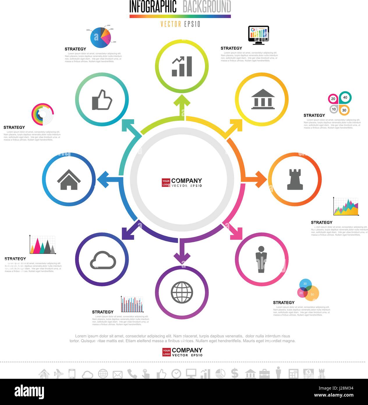 Infograph vector vectors Stock-Vektorgrafiken kaufen - Alamy