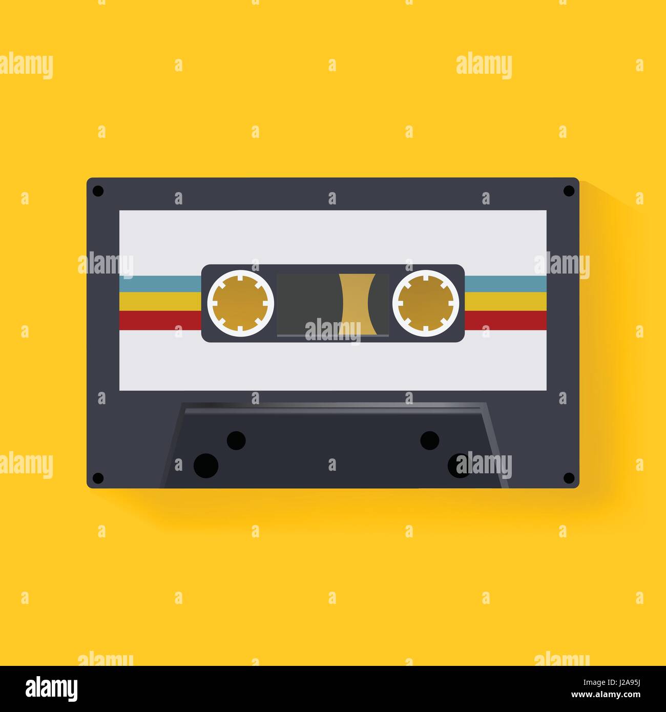 Cassette tape illustration Stock-Vektorgrafiken kaufen - Alamy