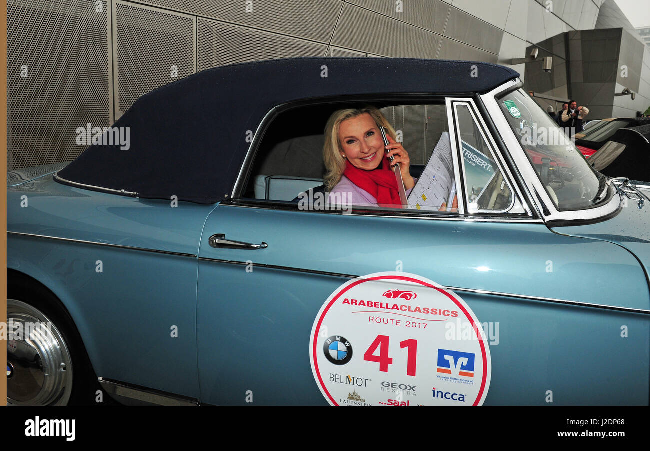 München, Deutschland. 28. April 2017. Opernsängerin Eva Lind in der ...