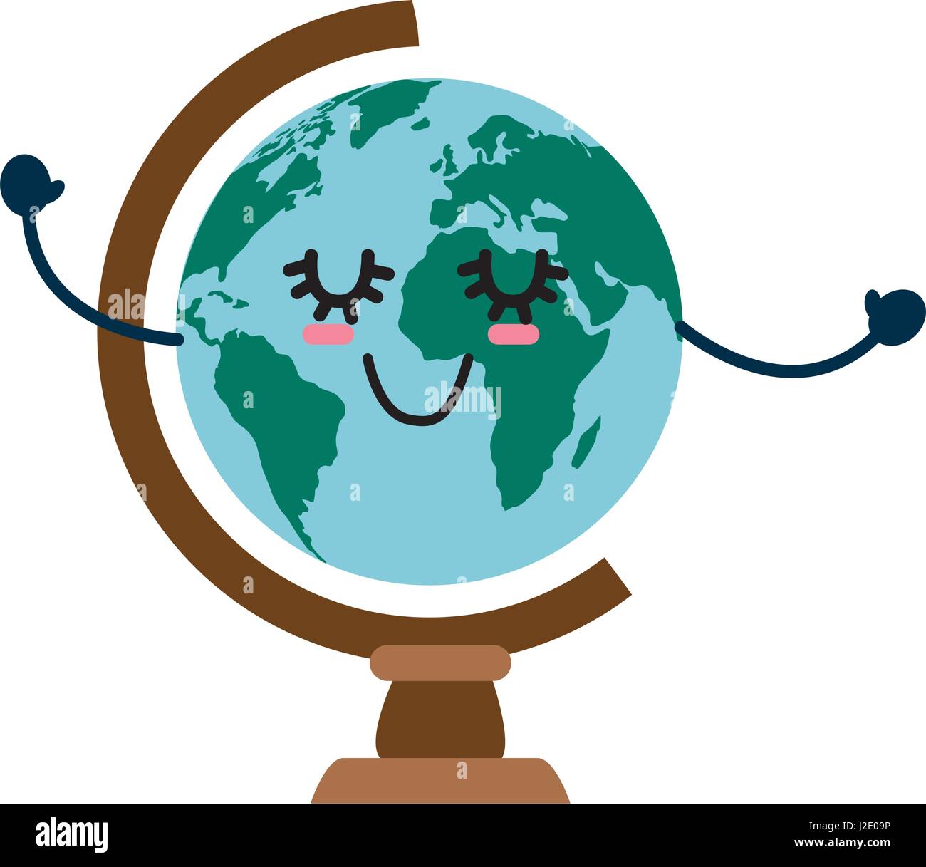 Karikatur der welt Stock-Vektorgrafiken kaufen - Alamy
