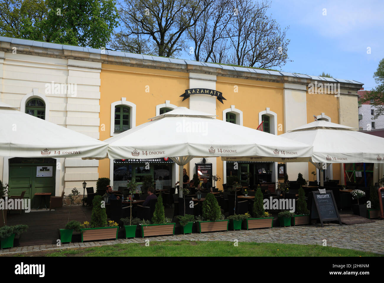 Restaurant in Bastion SW. Jadwigi, Nysa (Neiße), Silesia, Polen, Europa ...