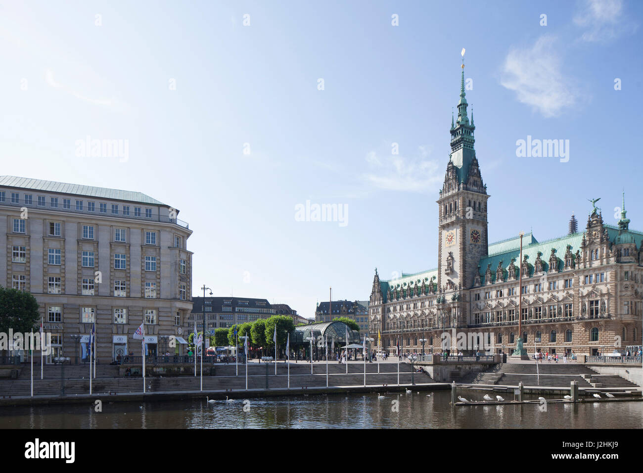Rathaus, Hamburg, Deutschland, Europa I Hamburg: Hamburger Rathaus Und ...
