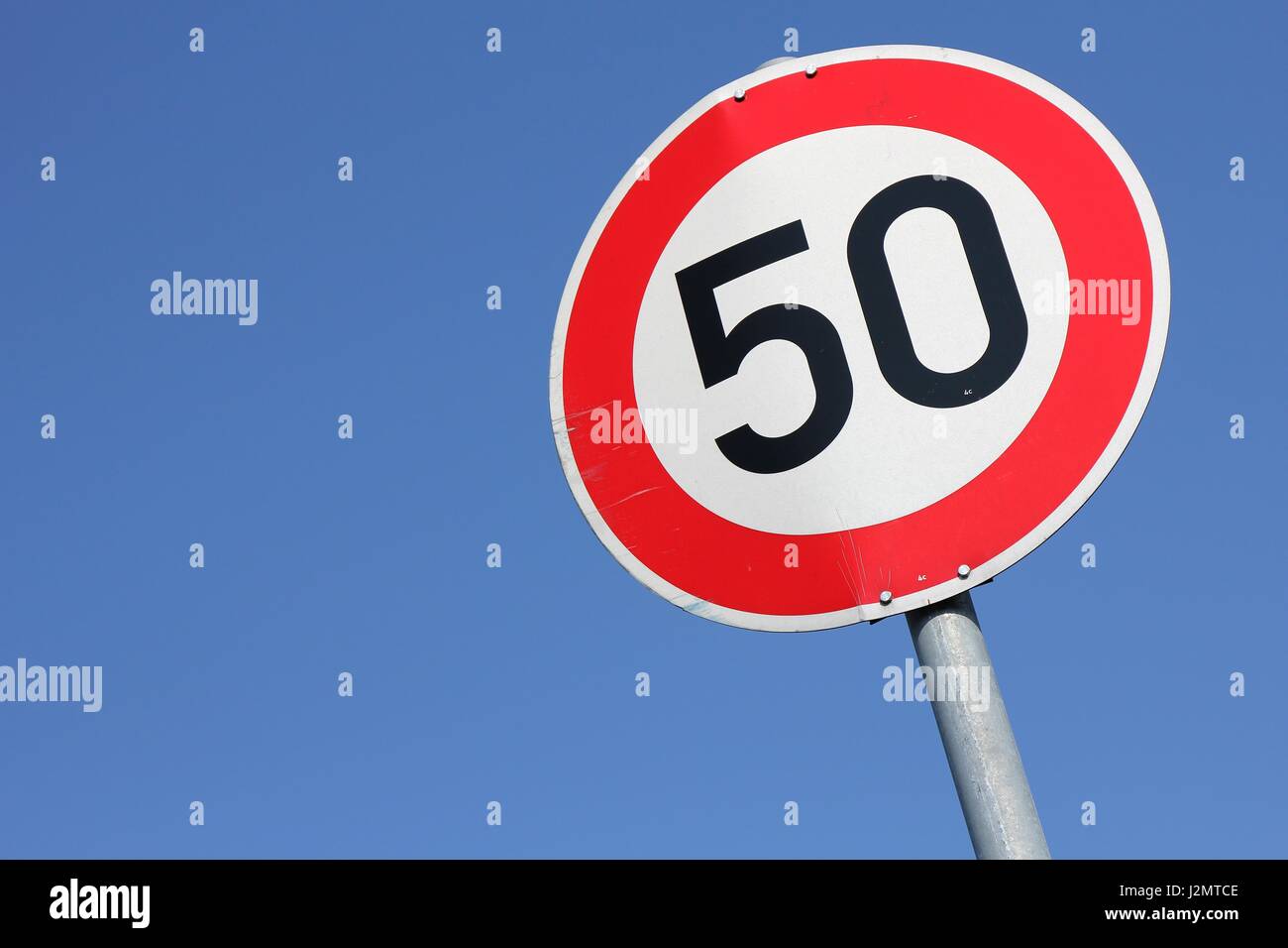 50 Km H Schild