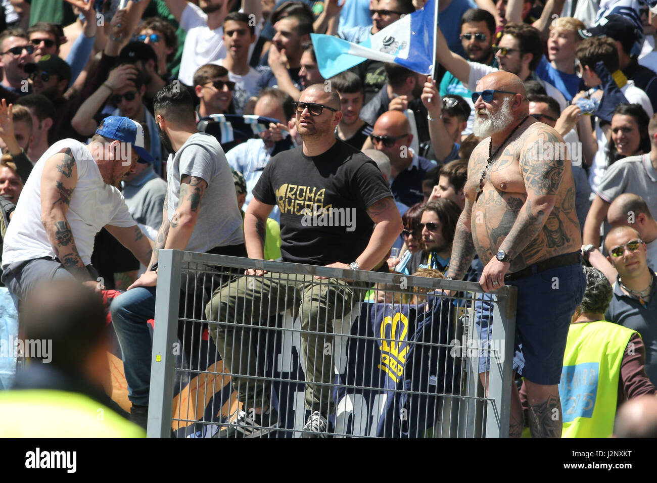 30.04.2017. Stadio Olimpico, Rom, Italien. Serie A. gegen Lazio Roma ...