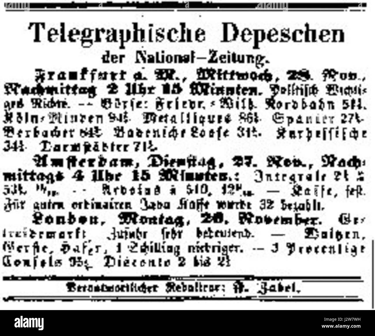 Nationale Zeitung Stockfotos und -bilder Kaufen - Alamy
