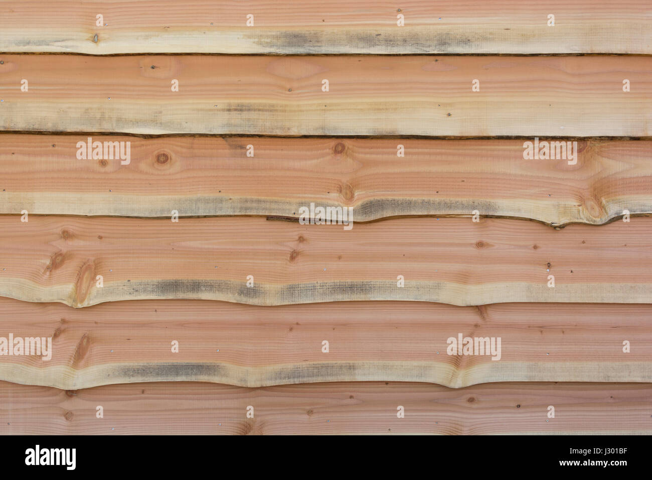 Hölzerne Schindeln Wand (eigentlich ein außen Büro Stockfotografie - Alamy