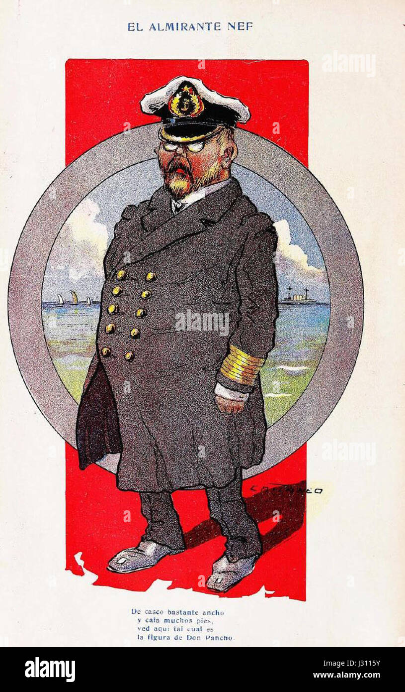 Dieser Titel bezieht sich wahrscheinlich auf eine Karikatur von Admiral ...