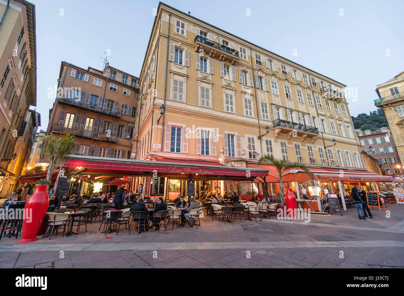 Cours de Selaya Les Ponchettes, Street Cafe, Nizza, Alpes Maritimes ...
