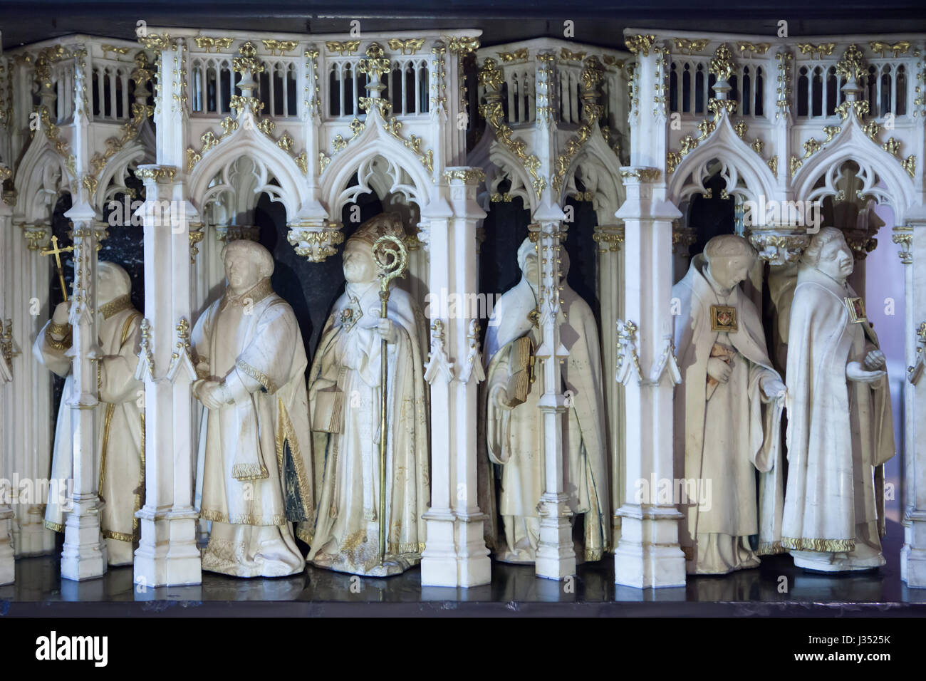 Die Trauernden von Dijon geschnitzt auch bekannt als Pleurants Dijon ...