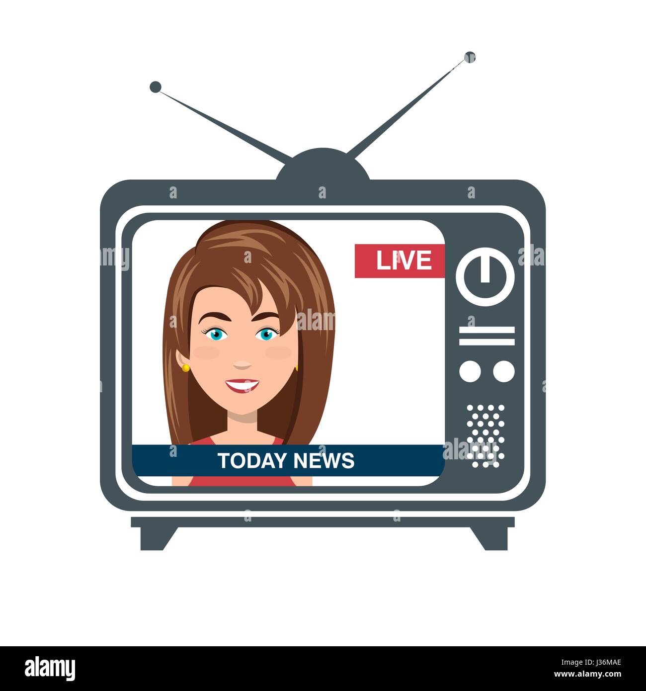 Newsreader newsreader moderatorin Stock-Vektorgrafiken kaufen - Seite 2 ...