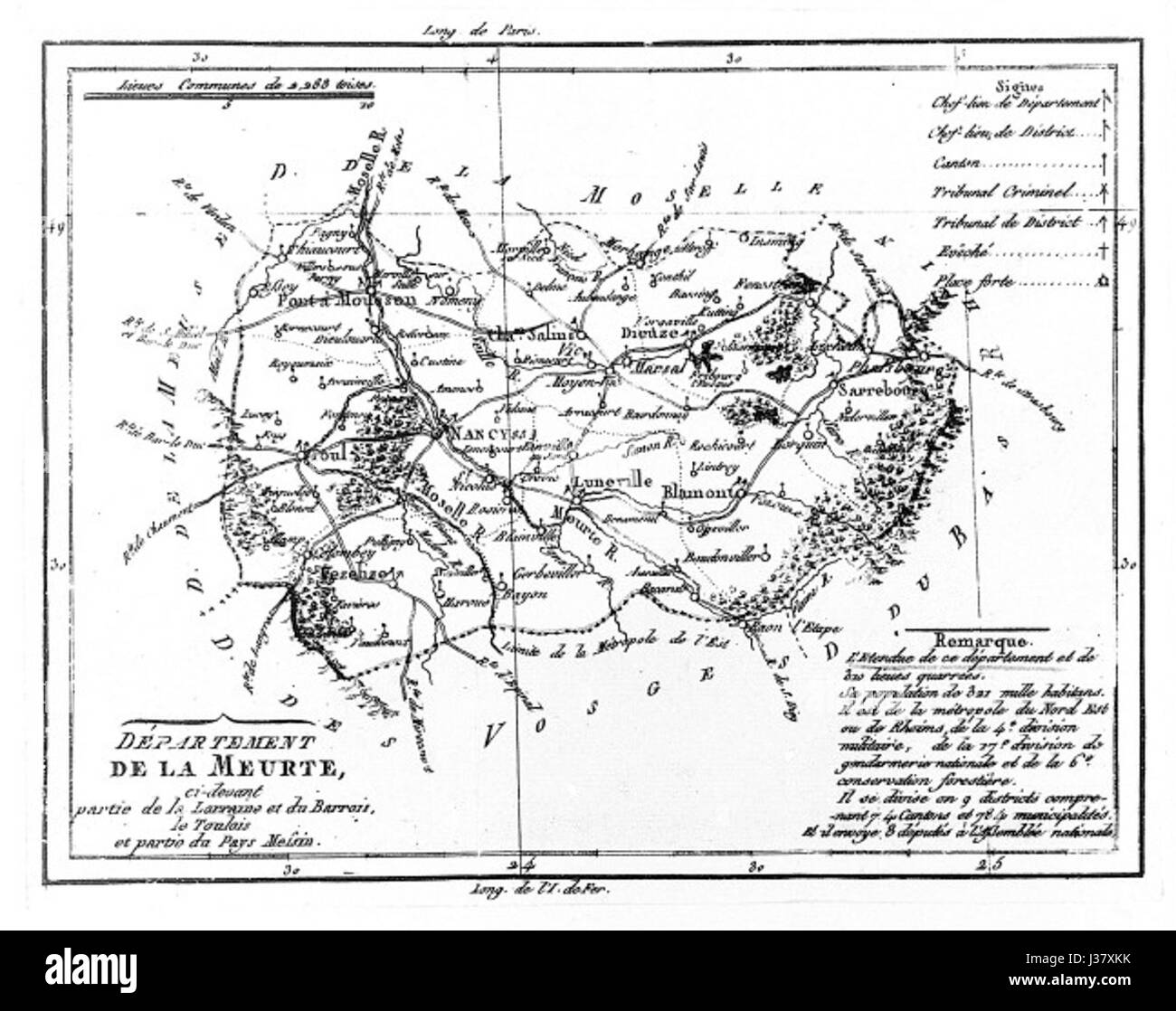 Meurthe map -Fotos und -Bildmaterial in hoher Auflösung – Alamy