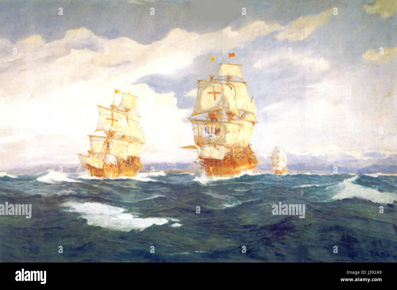 Historische kartografie der magellan expedition -Fotos und ...