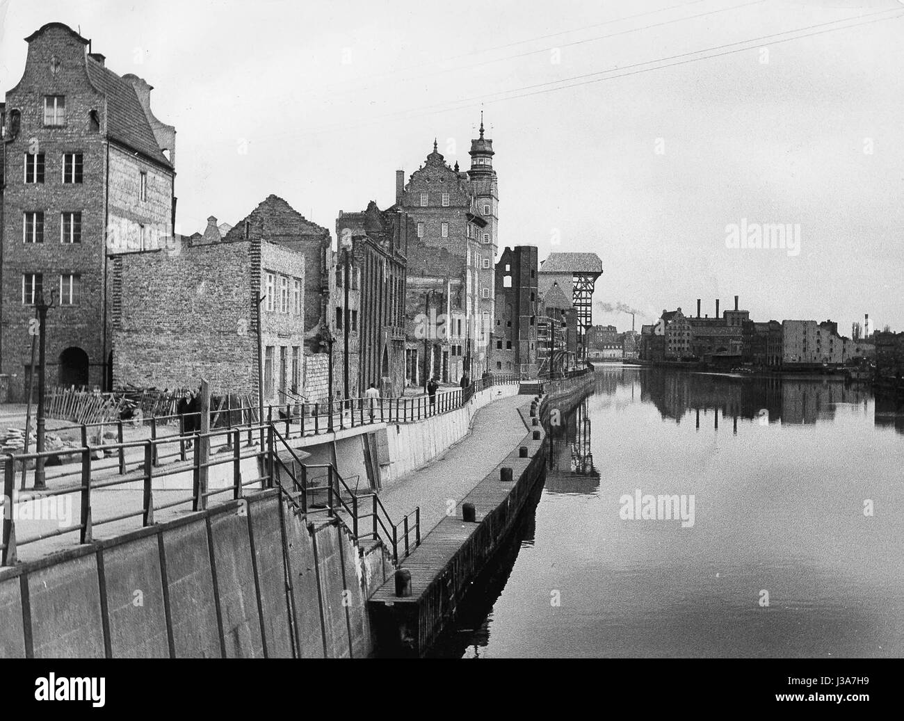 Historische altstadt von danzig Schwarzweiß-Stockfotos und -bilder - Alamy