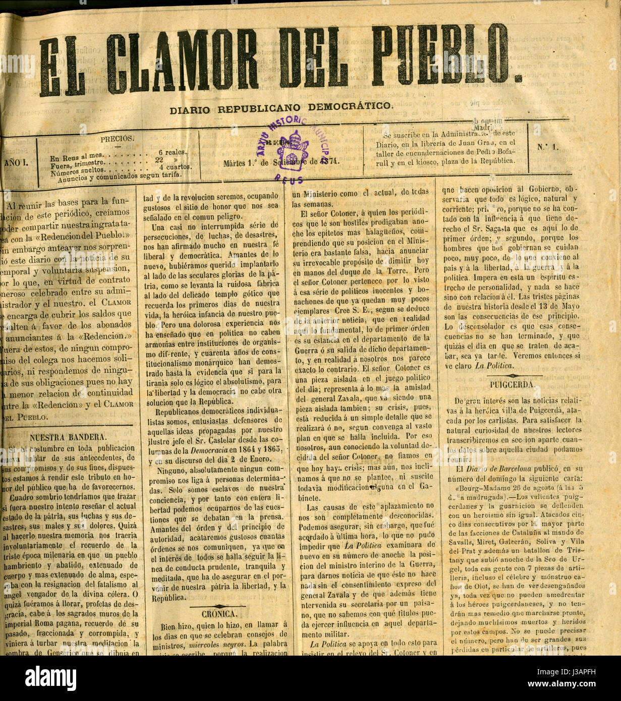 El clamor del pueblo -Fotos und -Bildmaterial in hoher Auflösung – Alamy