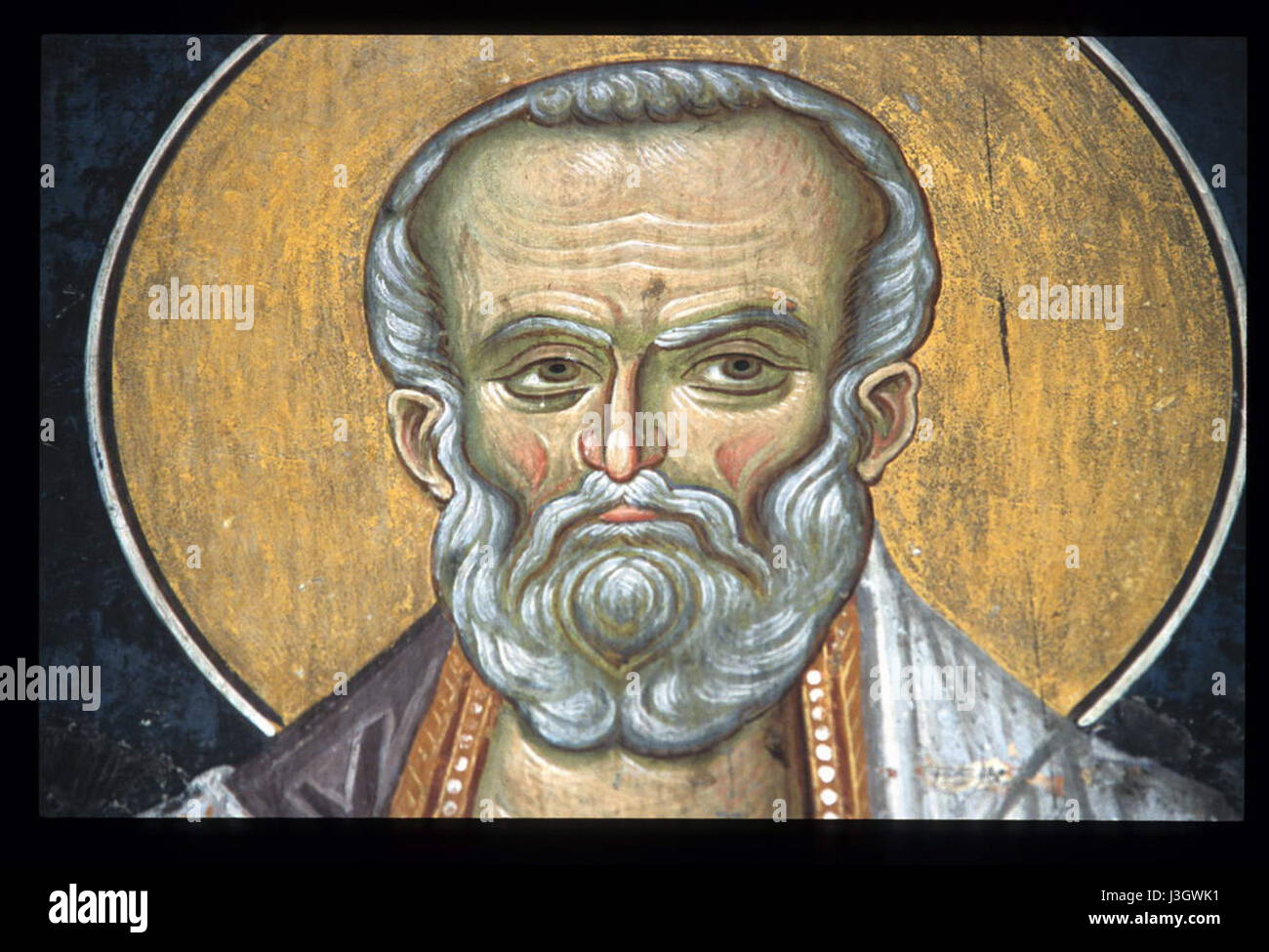 Die Fresken der Erzengelkirche Michael in Lesnovo sind für ihre mittelalterliche Kunst bekannt ...