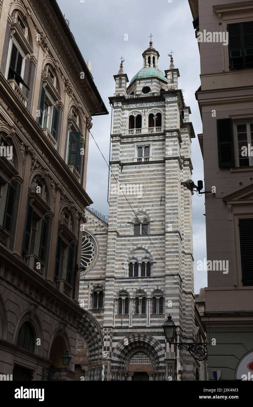 Genua-Dom (Duomo di Genova) in Genua, Ligurien, Italien Stockfotografie - Alamy