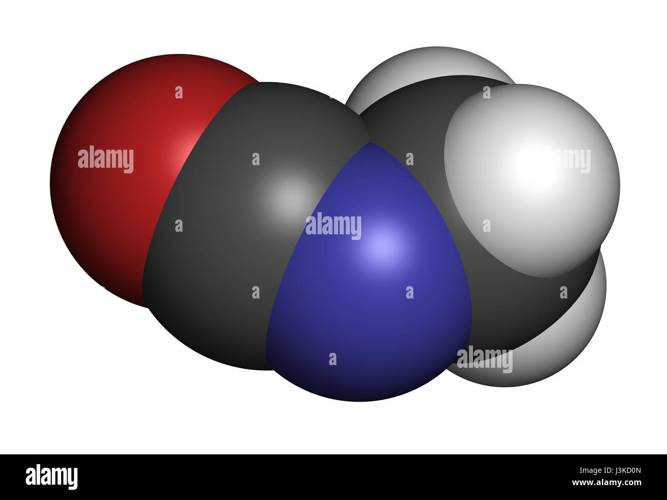 Methyl-Isocyanat (MIC) toxische Molekül. Wichtige Chemikalie, die für ...