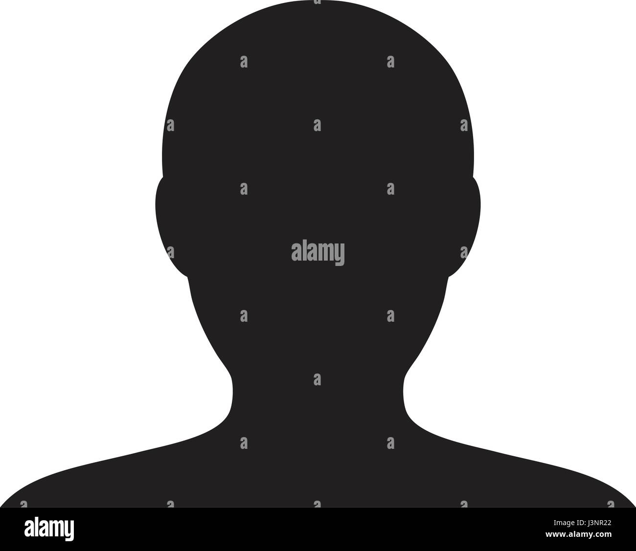 Mann User Icon Vector Person Profil Avatar Glyphe Piktogramm Abbildung ...