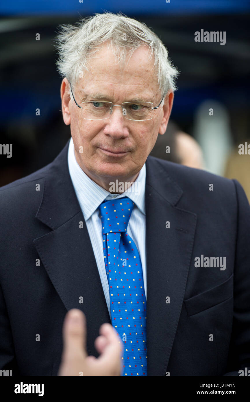 Prinz Richard, Duke of Gloucester bei einem Besuch in Hong Kong Cricket ...