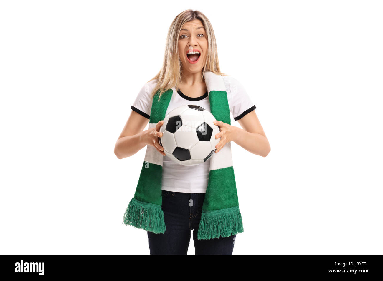 Einen fanschal halten -Fotos und -Bildmaterial in hoher Auflösung – Alamy